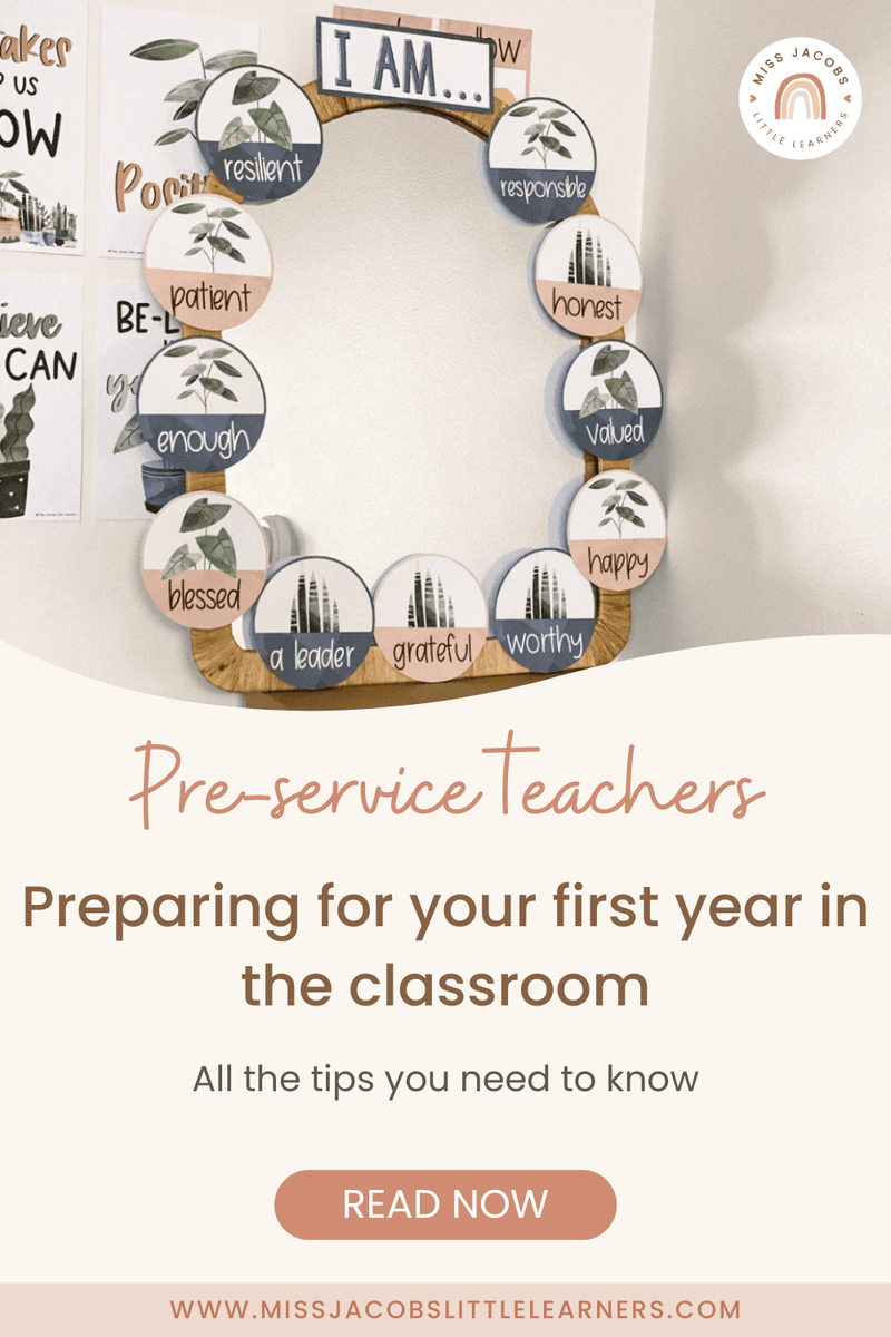 Pre-Service Teachers Tips - Miss Jacobs Little Learners