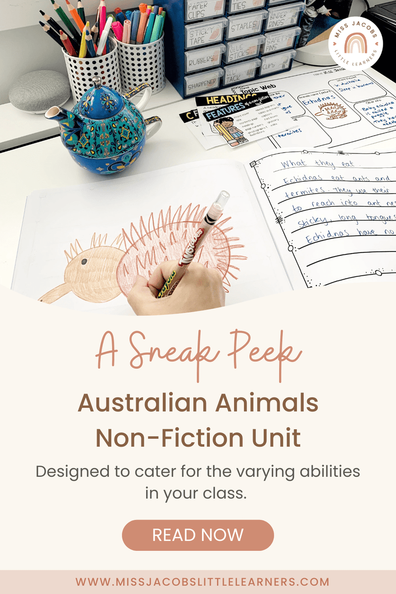Australian Animals Non-Fiction Unit - A sneak peek! – Miss Jacobs ...