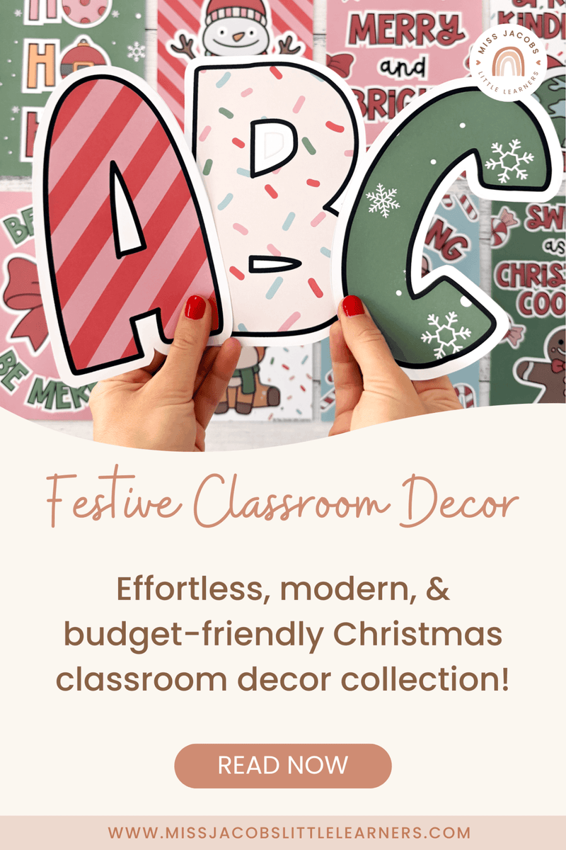 Effortless, Modern, and Budget-Friendly Christmas Classroom Decor ...