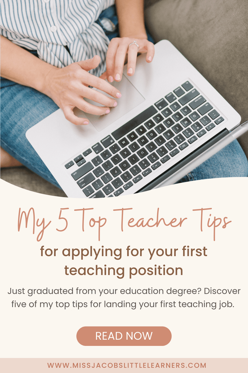 5 Teacher Tips For Applying For Teaching Jobs As A Newbie – Miss Jacobs ...