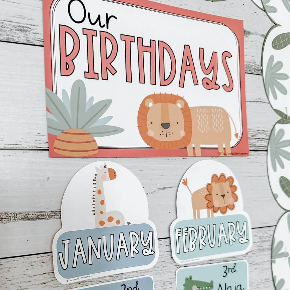 Classroom Birthday Displays – Page 3 – Miss Jacobs Little Learners