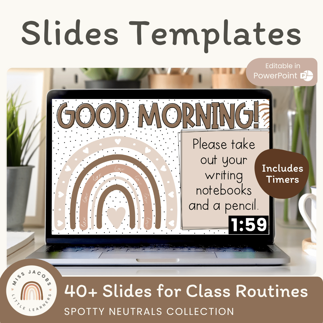 Google Morning Slides & PowerPoint Templates - Spotty Neutrals – Miss ...