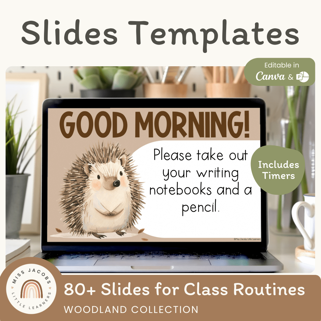 Google Morning Slides & PowerPoint Templates - Woodland Theme - MJLL ...