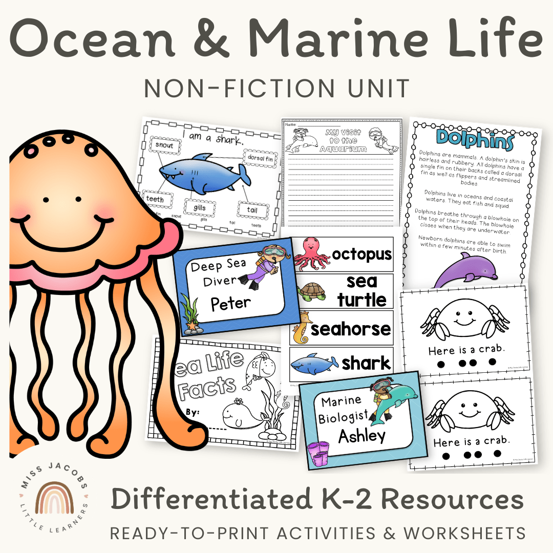 Ocean & Marine Life Thematic Unit - Miss Jacobs Little Learners
