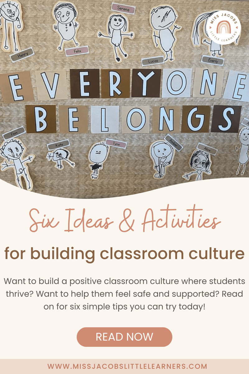6 Ideas and Activities for Building Classroom Culture in 2022 – Miss ...