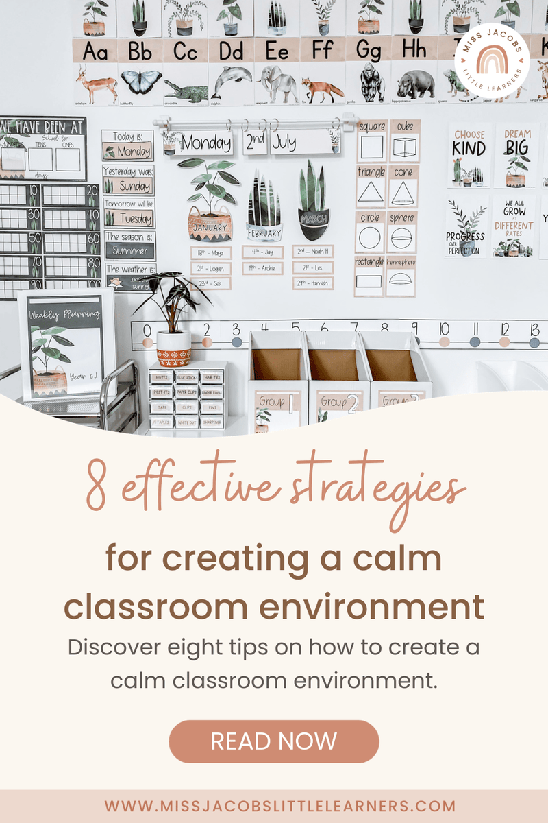 How To Create A Calm Classroom - Miss Jacobs Little Learners