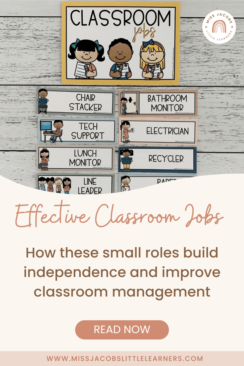 Elementary Classroom Job Ideas That Actually Help Teachers – Miss ...