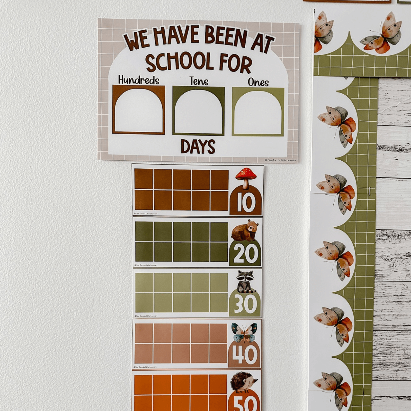 100 Days of School Poster - Miss Jacobs Little Learners