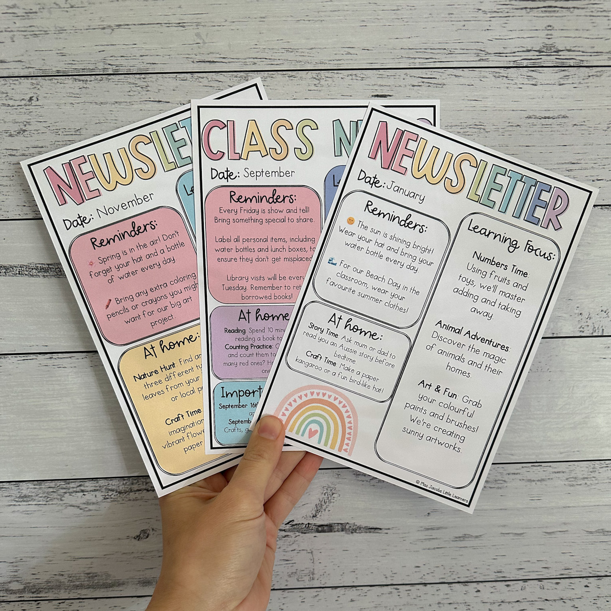Simply Pastel Classroom Decor Theme – Miss Jacobs Little Learners