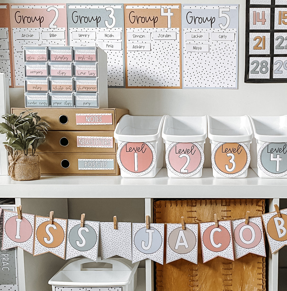 Spotty Boho Classroom Decor – Miss Jacobs Little Learners