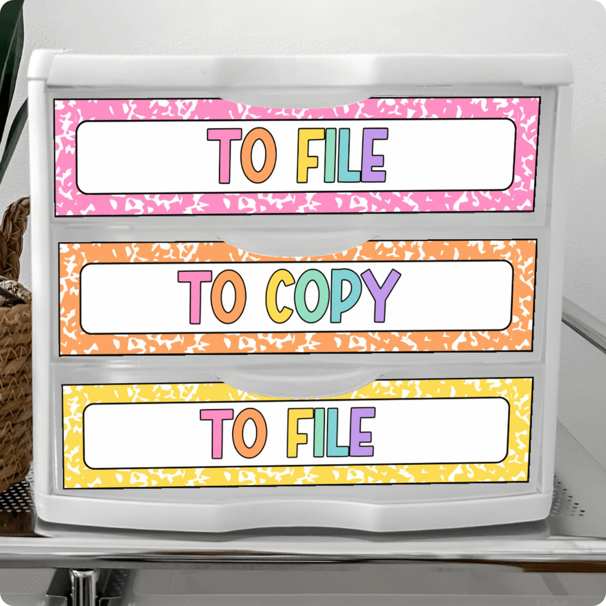 Sterilite Labels | Editable 3 Drawer Teacher Toolbox Labels – Miss ...