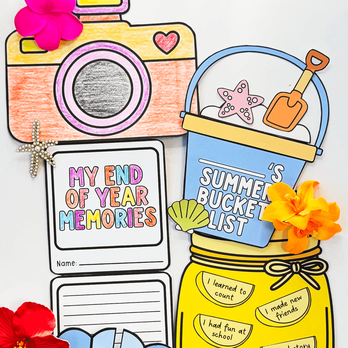 Summer Crafts Bulletin Board Decoration Ideas & End of Year Activities ...