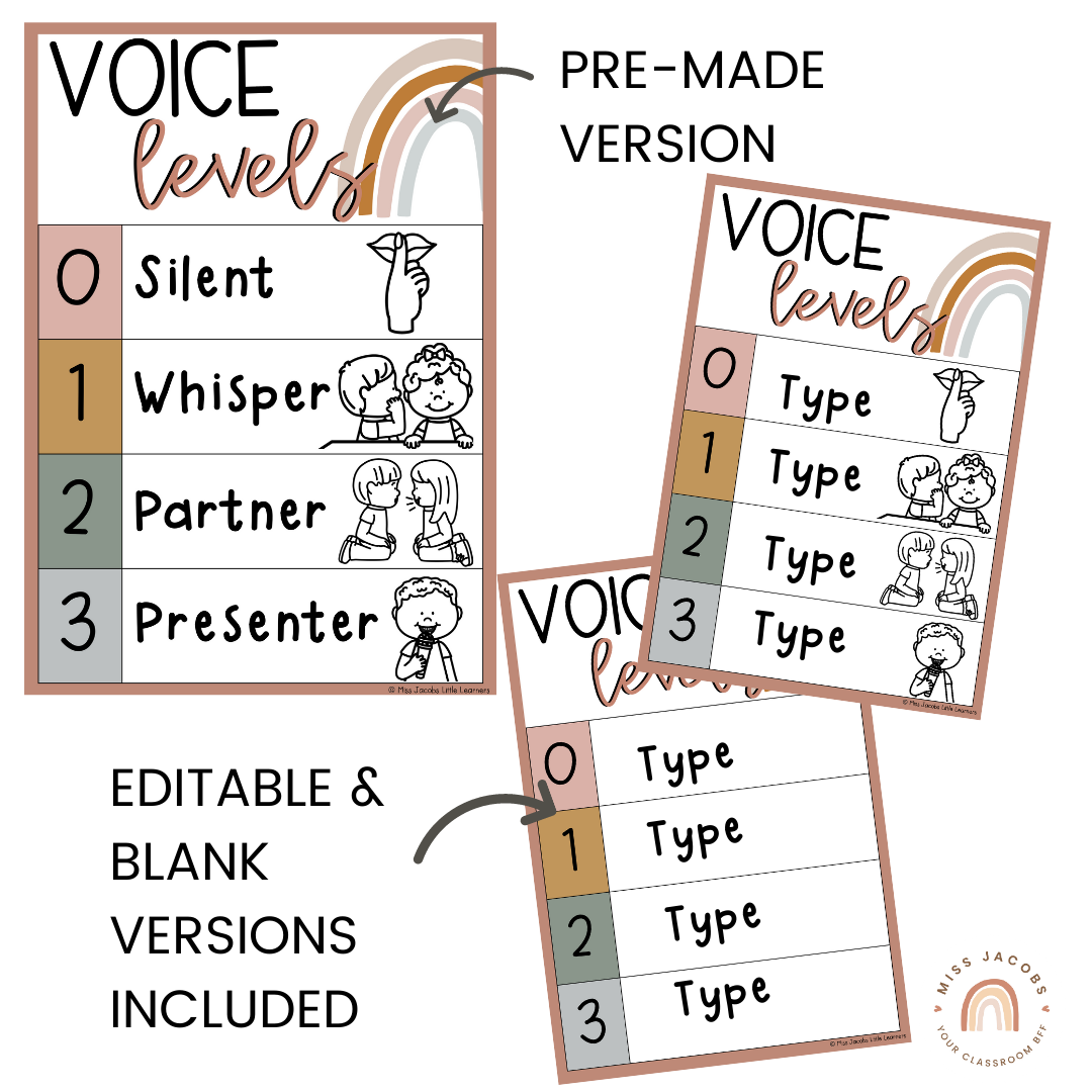 Boho Rainbow Neutrals - Miss Jacobs Little Learners Page 2 - Miss ...