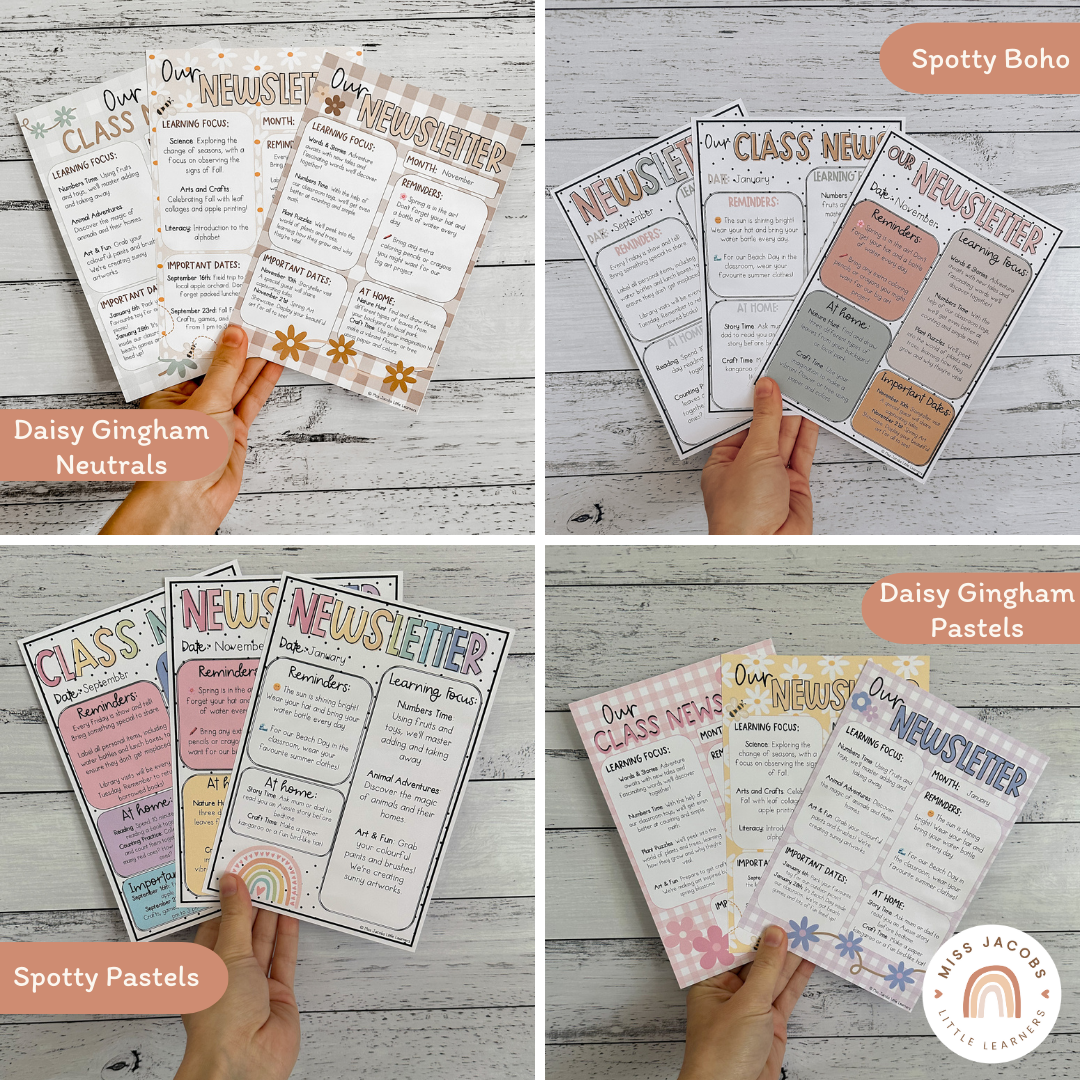 Daisy Gingham Pastels Classroom Collection - Miss Jacobs Page 2 - Miss ...