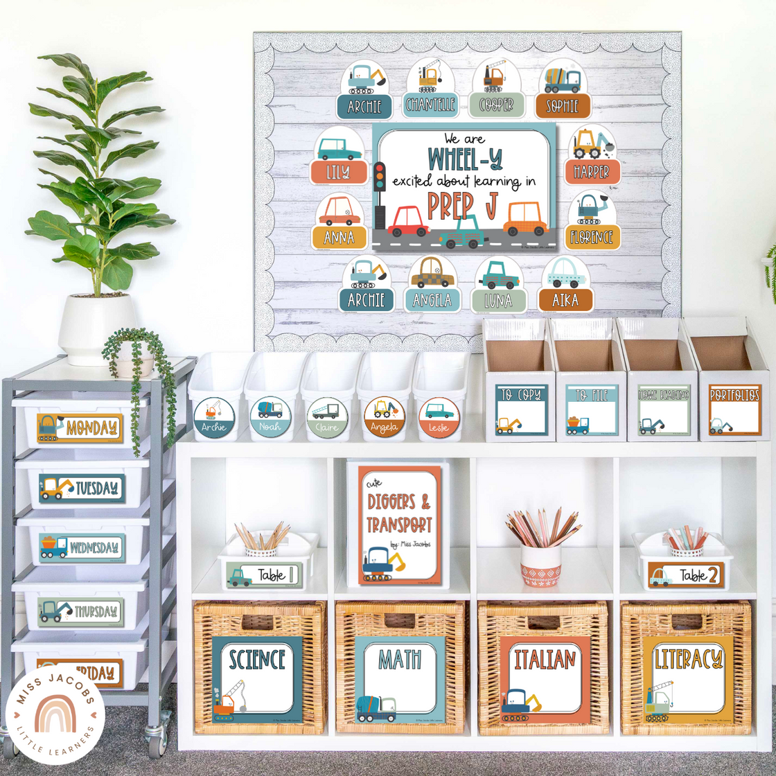 Classroom Labels Bundle (Student Name Tags, Posters & Door Display)