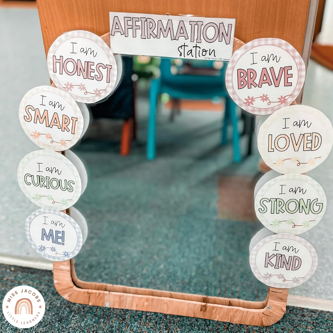 Daisy Gingham Classroom Decor - Pastels Theme - Miss Jacobs