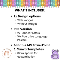Figurative Language Posters - Cutesy Classroom Theme - Miss Jacobs ...