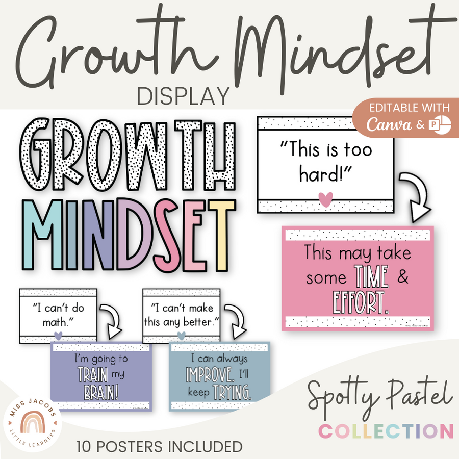Spotty Pastel Classroom Decor - Miss Jacobs Little Learners