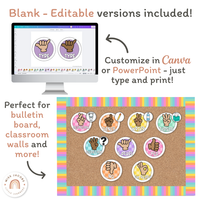 Hand Signals Posters - Cutesy Classroom Theme - Miss Jacobs