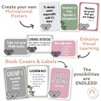 Koala Theme Classroom Essentials Decor Pack - Miss Jacobs – Miss Jacobs ...