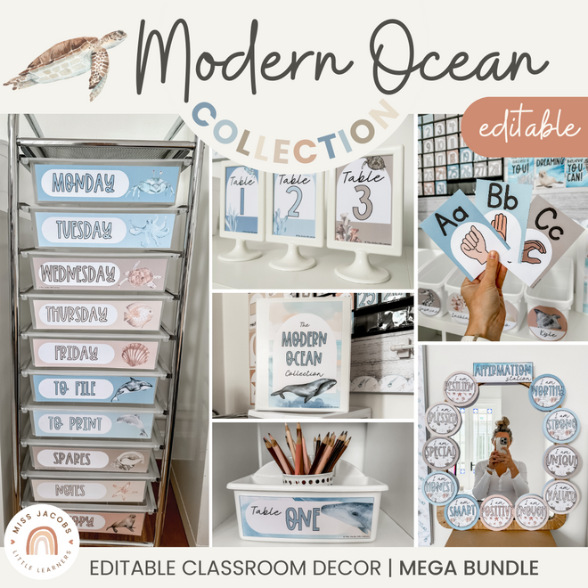Modern Classroom Decor | Miss Jacobs Little Learners