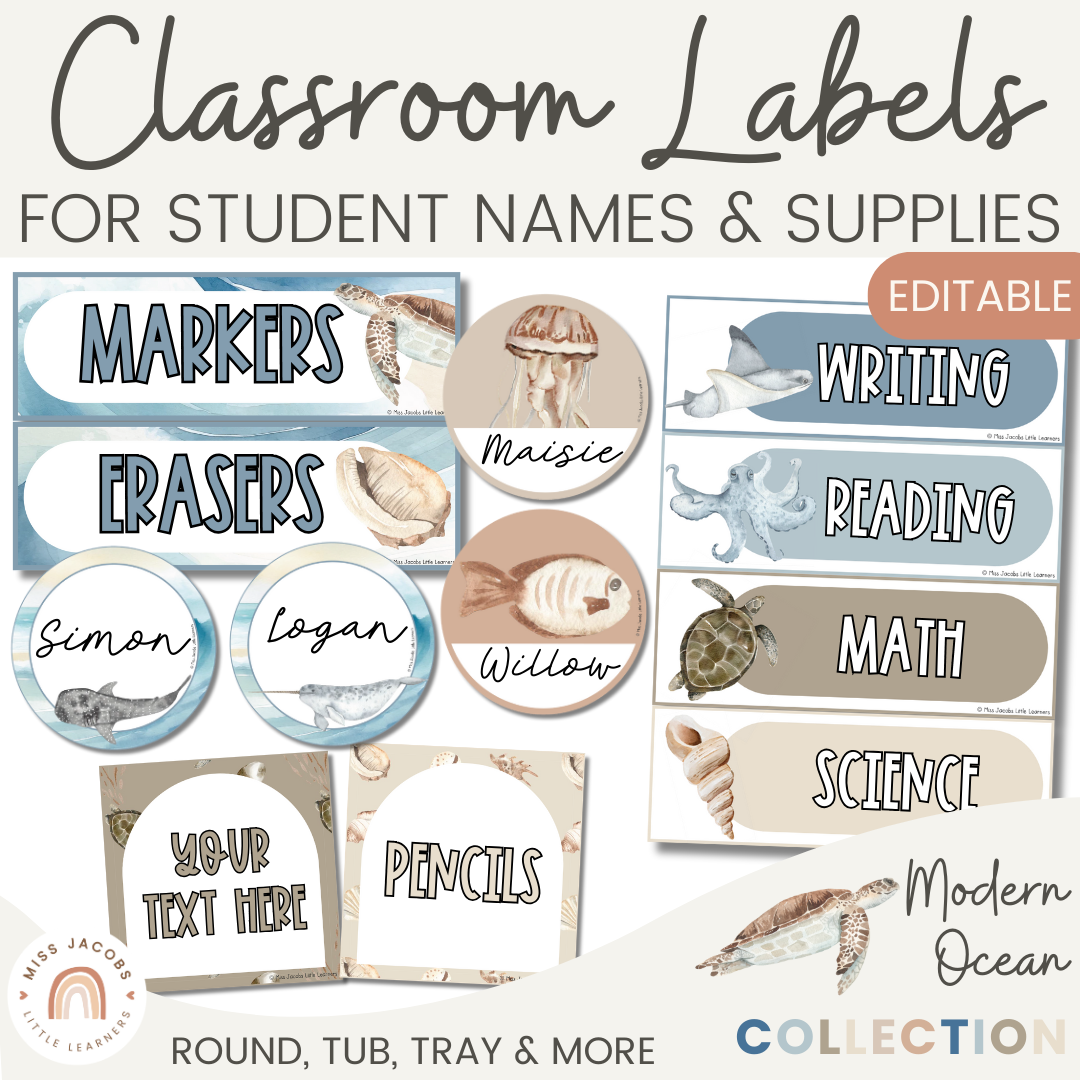 Preschool Classroom Set Up Labels Madison Rowe | I Think My Classroom