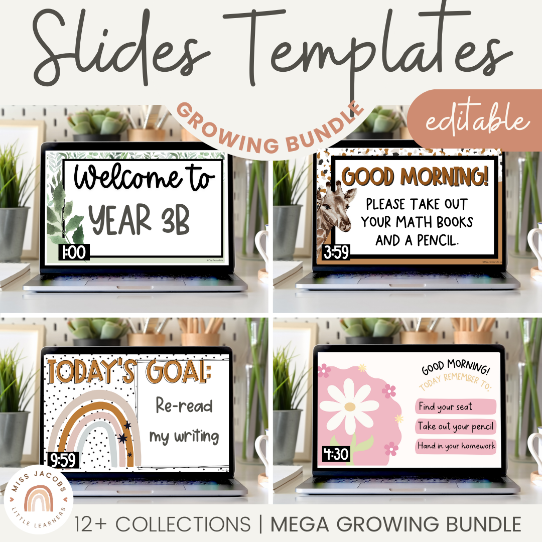 Slides Templates Mega Growing Bundle - Google and PowerPoint - MJLL