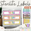 Sterilite Drawer Labels - Cutesy Classroom Theme - Miss Jacobs