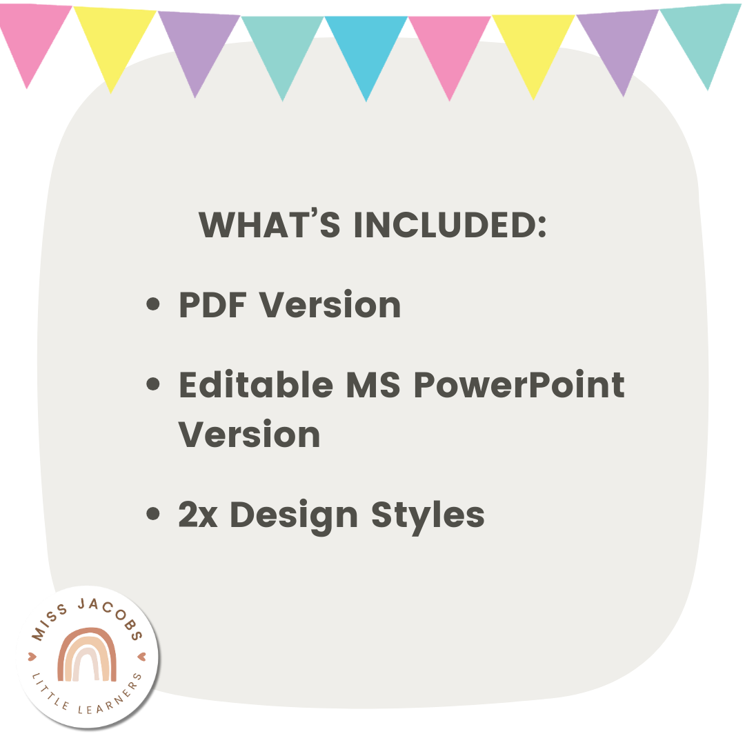 First Day of School Signs | Tropical Theme