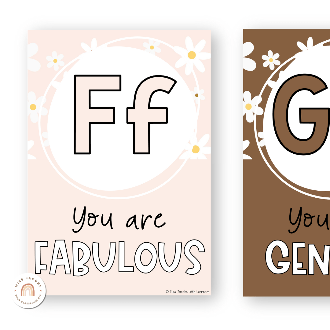 Daisy Gingham Neutrals Classroom Collection - Miss Jacobs Page 2 - Miss ...