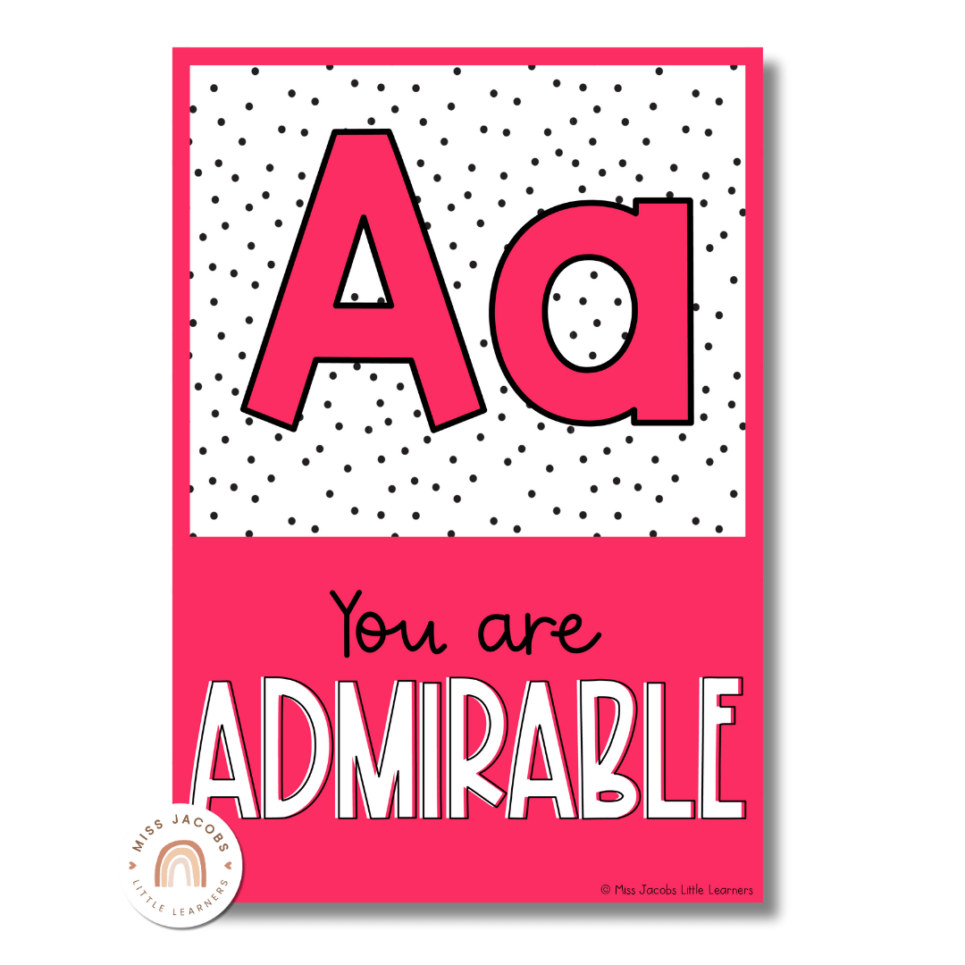 Alphabet Poster Page 7 - Miss Jacobs Little Learners