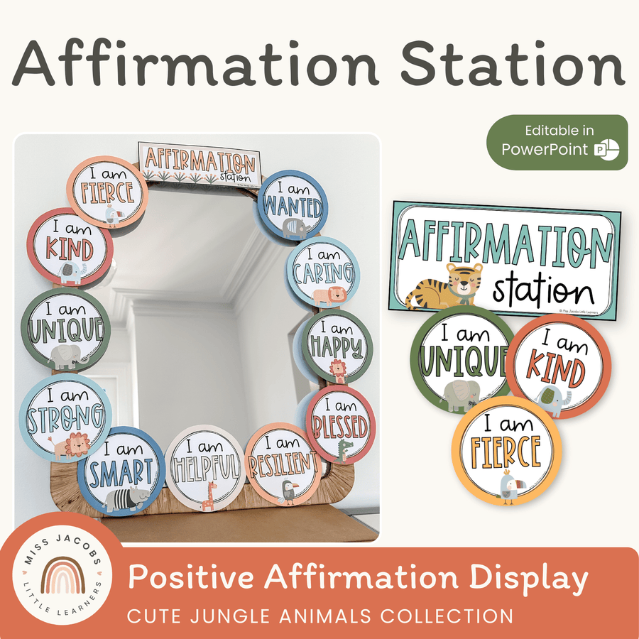 Classroom Affirmation Station – Miss Jacobs Little Learners