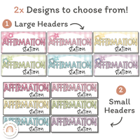 Affirmation Station - Daisy Gingham Pastels Decor – Miss Jacobs Little ...