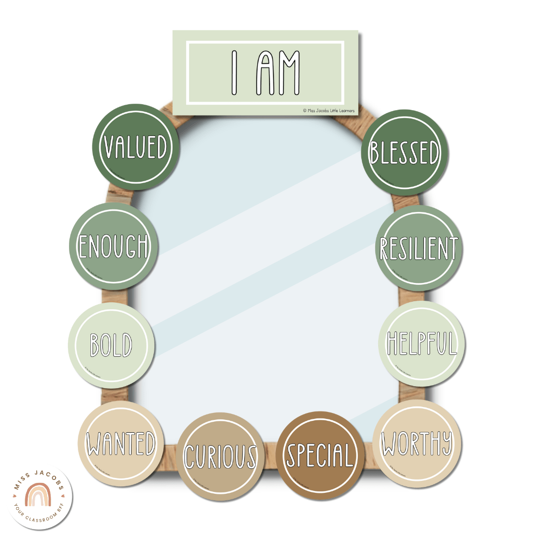 Affirmation Station - Modern Botanical Theme - Miss Jacobs