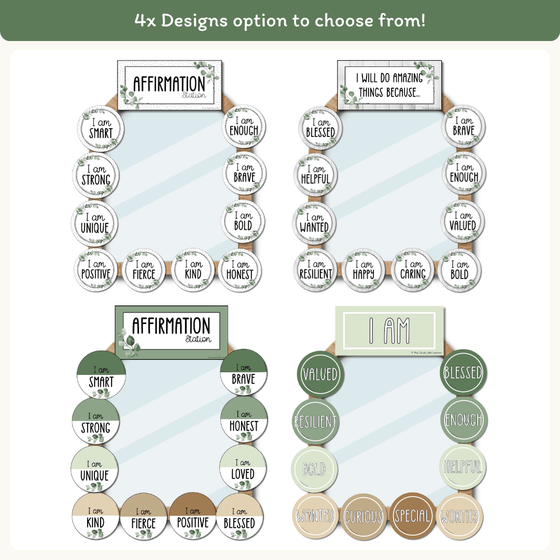 Affirmation Station - Modern Botanical Theme - Miss Jacobs – Miss ...