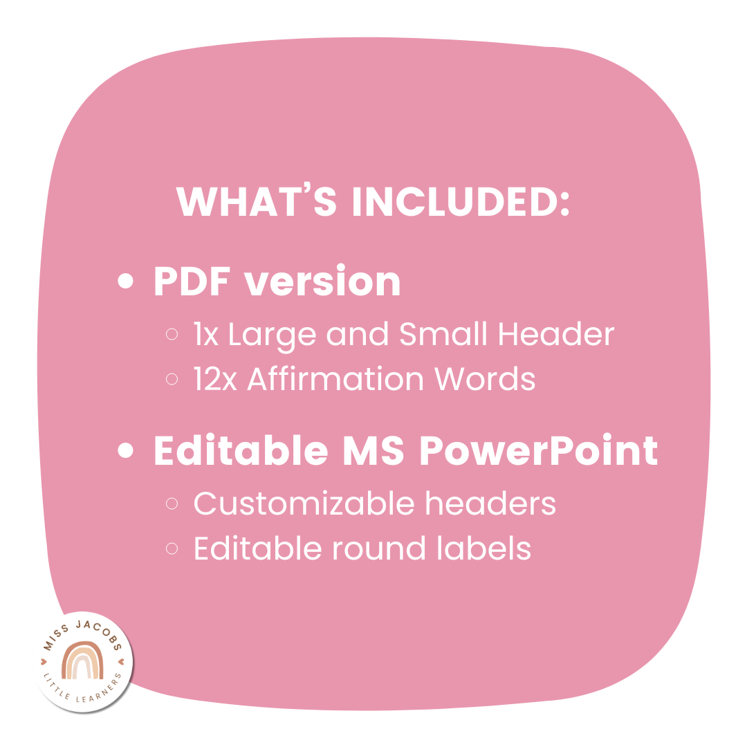 Affirmation Station PASTELS | Positive Affirmations Mirror Display