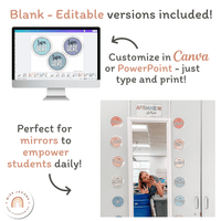 Affirmation Station - Spotty Pastel Classroom Theme - Miss Jacobs