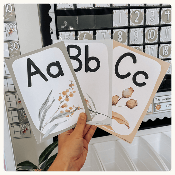 Alphabet Posters - Australiana Classroom Theme - Miss Jacobs – Miss Jacobs Little Learners