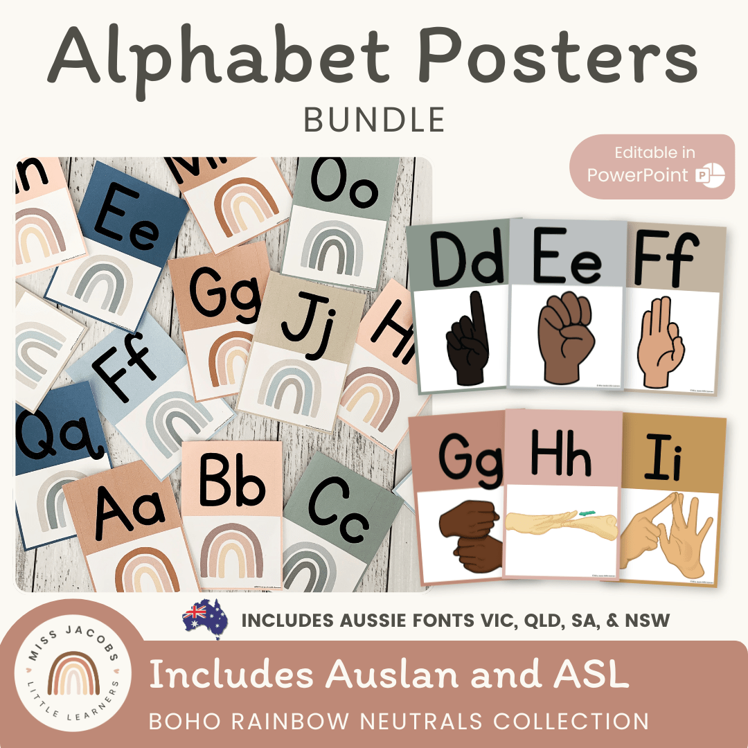 Alphabet Poster – Miss Jacobs Little Learners