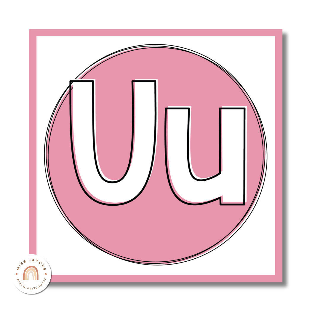 Alphabet Posters Bundle - Simply Pastel Classroom Theme - Miss Jacobs