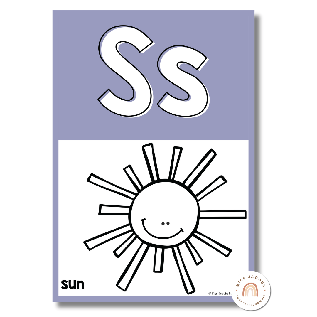 Alphabet Posters Bundle - Simply Pastel Classroom Theme - Miss Jacobs