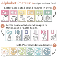 Alphabet Posters Bundle - Simply Pastel Classroom Theme - Miss Jacobs