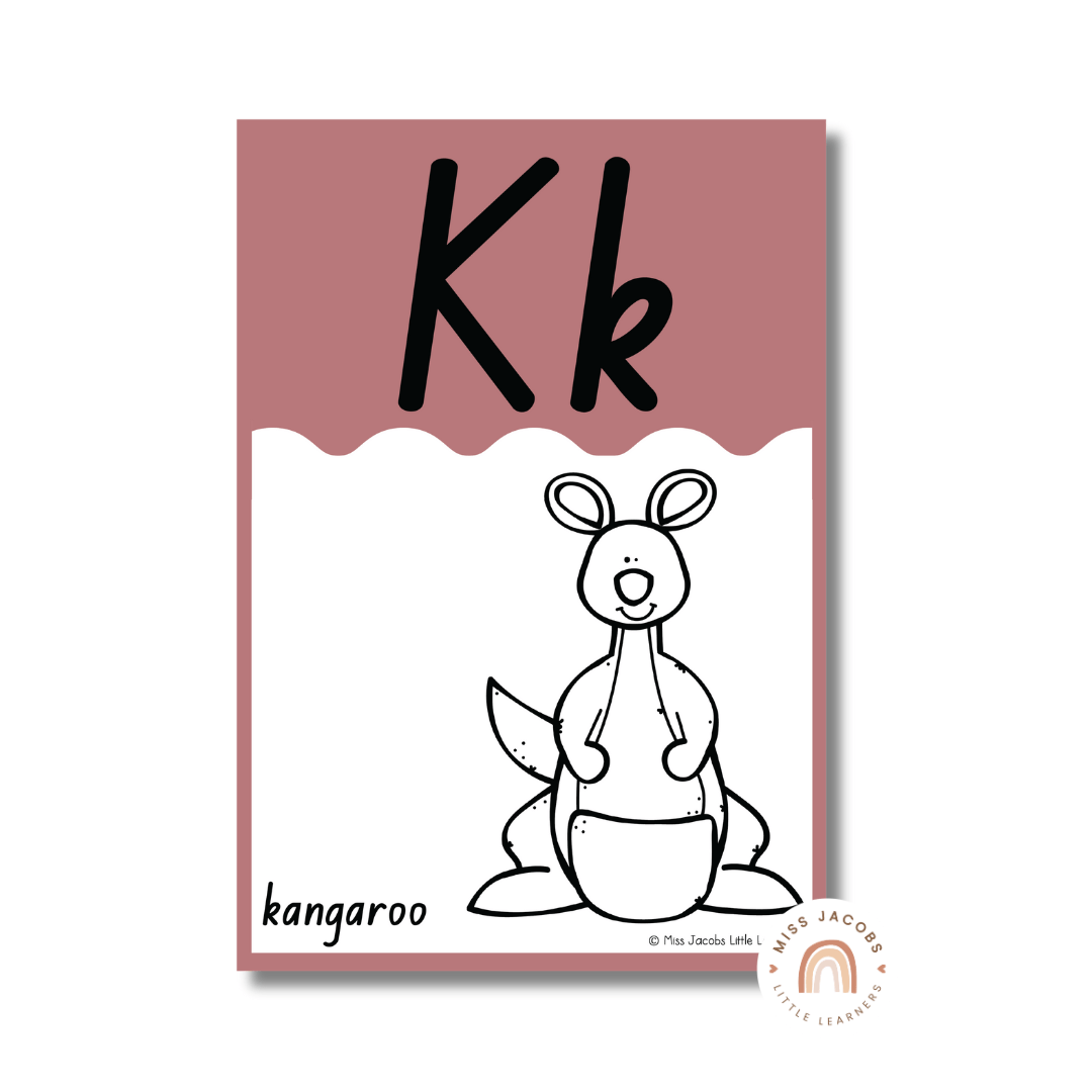 Alphabet Posters - Cute Sea Life Classroom Decor