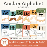 Auslan Alphabet Poster – Miss Jacobs Little Learners
