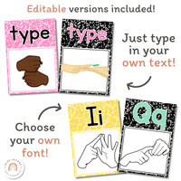 Auslan Alphabet Posters - Australian Sign Language - Cutesy - MJLL ...