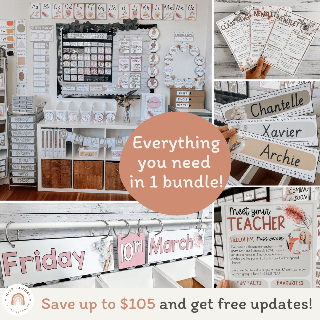 Australiana Classroom Decor | Native Flora & Fauna - MJLL – Miss Jacobs ...