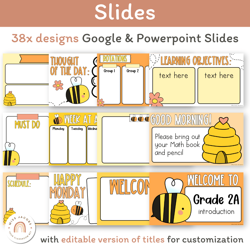 Bee Hive Theme Classroom Essentials Decor Pack - Miss Jacobs – Miss ...