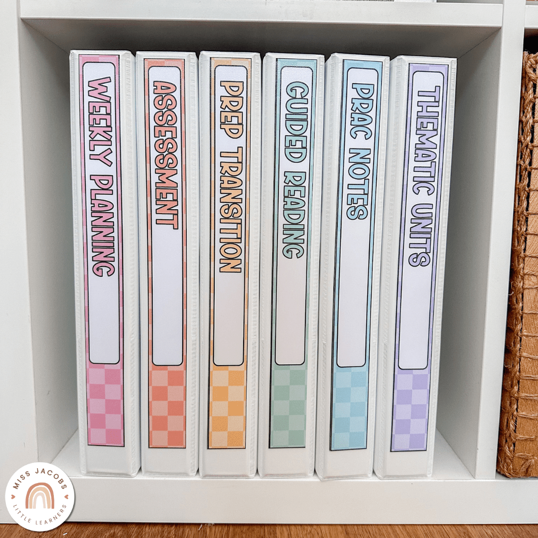 Binder Covers and Spine Labels - Cutesy Classroom Theme - Miss Jacobs ...