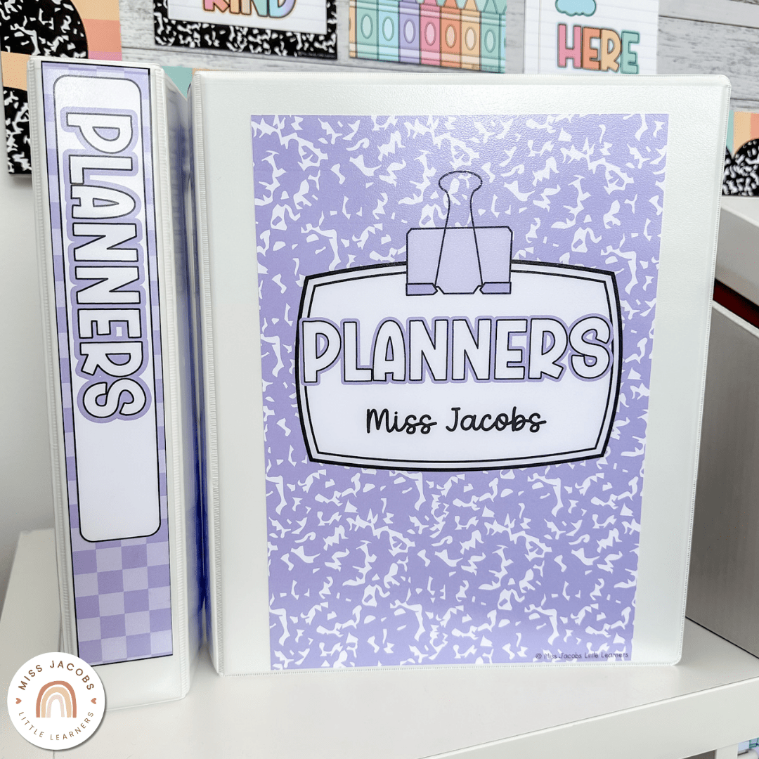 Binder Covers and Spine Labels - Cutesy Classroom Theme - Miss Jacobs ...