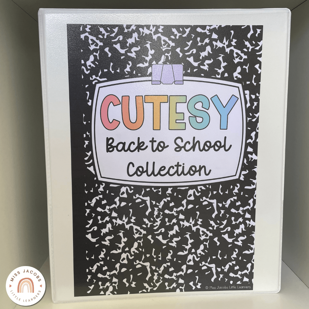 Binder Covers and Spine Labels - Cutesy Classroom Theme - Miss Jacobs